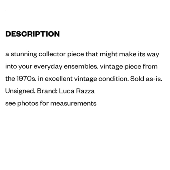 Luca Razza | Jewelry | Rare Lica Razza Necklace | Poshmark